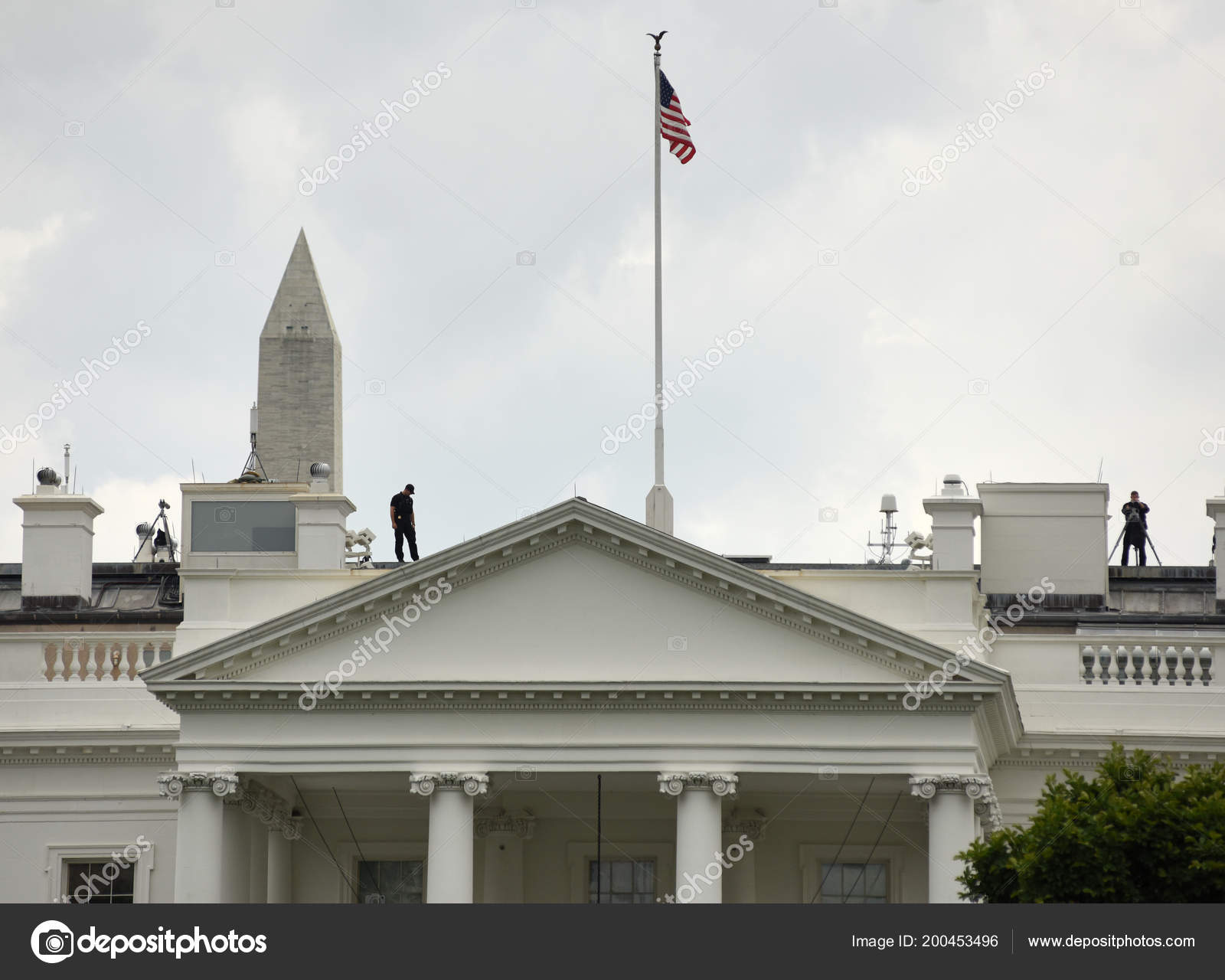 White House Secret Service On Roof 110+ White House With Secret
