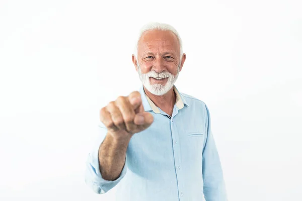 Old Guy Pointing Meme