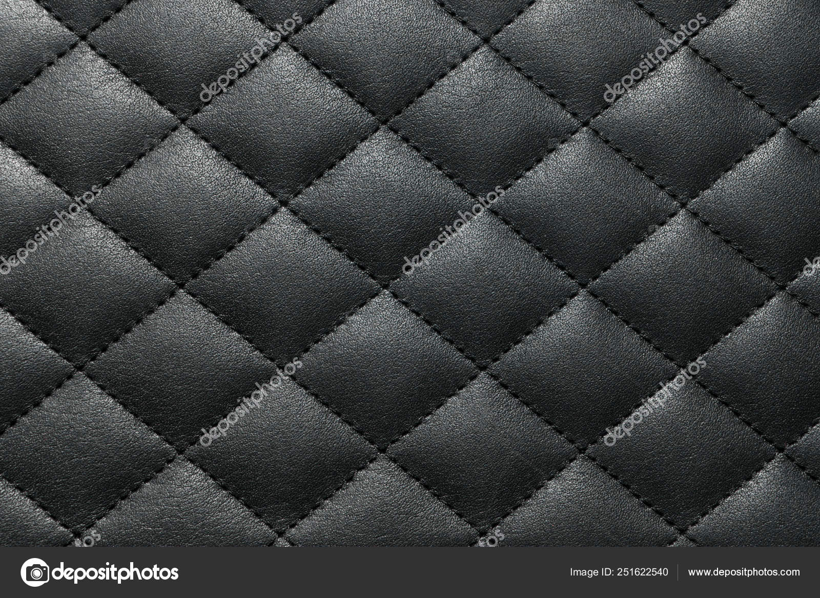 Dark Gray Leather Texture