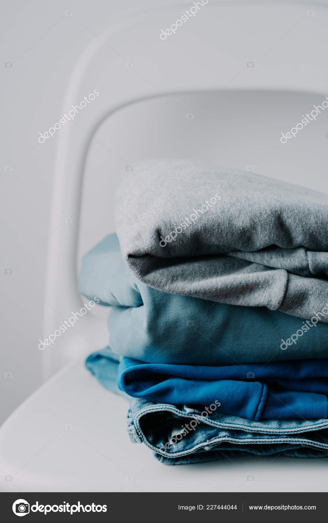 Grey Blue Color Palette White Minimalist Chair Background Denim Winter ... Grey Blue Color Palette White Minimalist Chair Background Denim Winter ...