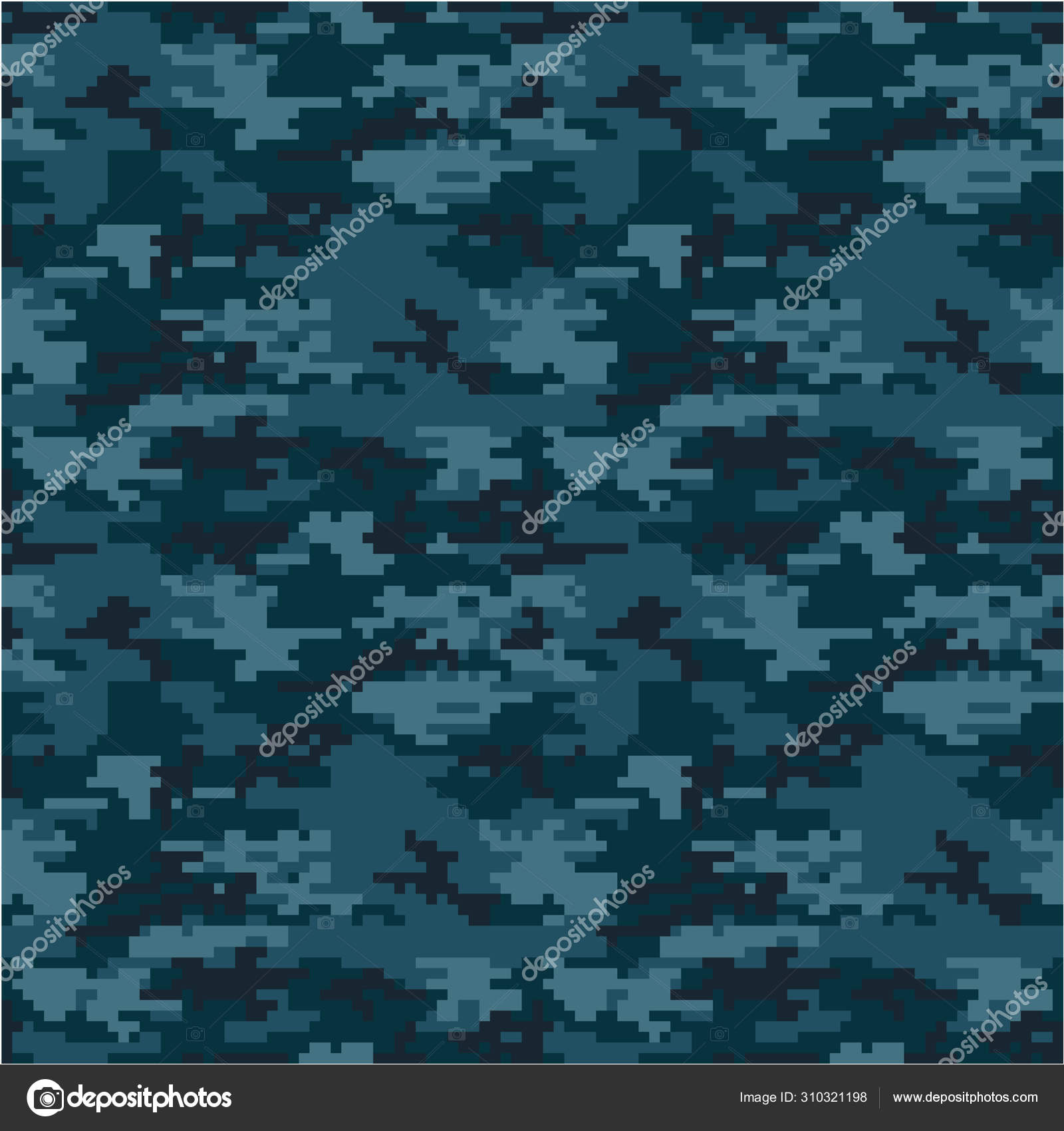 Navy Digital Camouflage