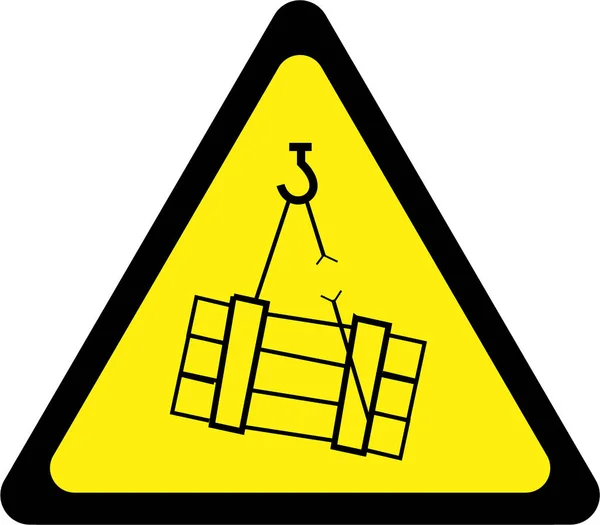 Suspended Load Hazard Sign — Stock Vector © okeen_ #5752058
