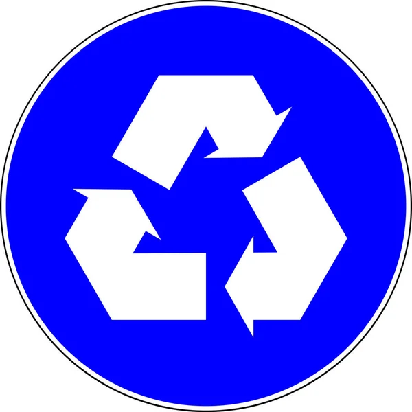 Blue recycle symbol Stock Photos, Royalty Free Blue recycle symbol ...