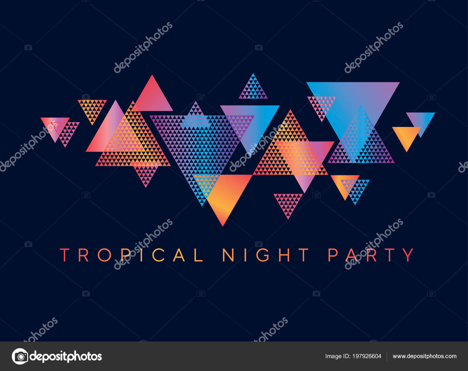 Concept geometric pattern for cover, invitation, poster design. Stock ...