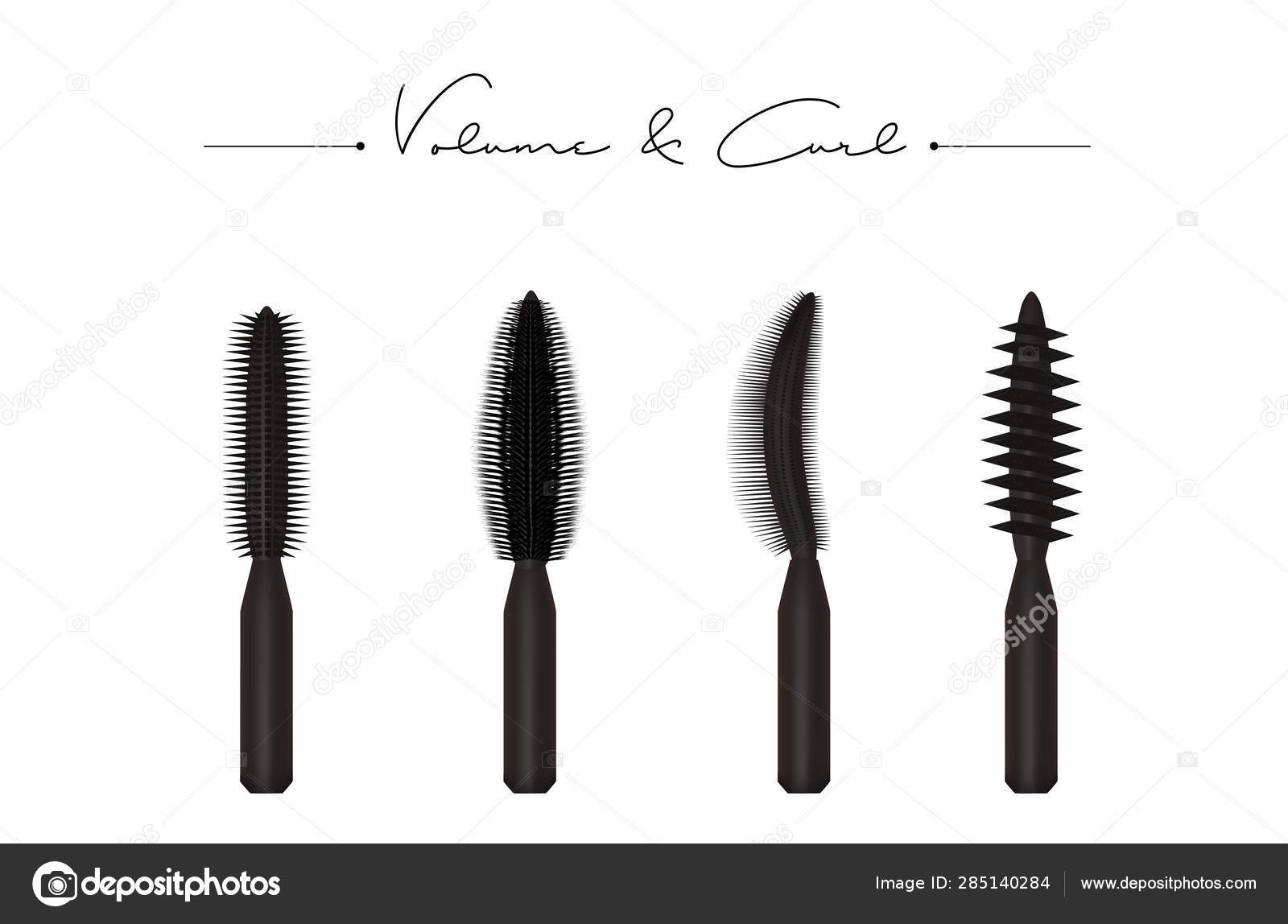 Mascara Brush Vector
