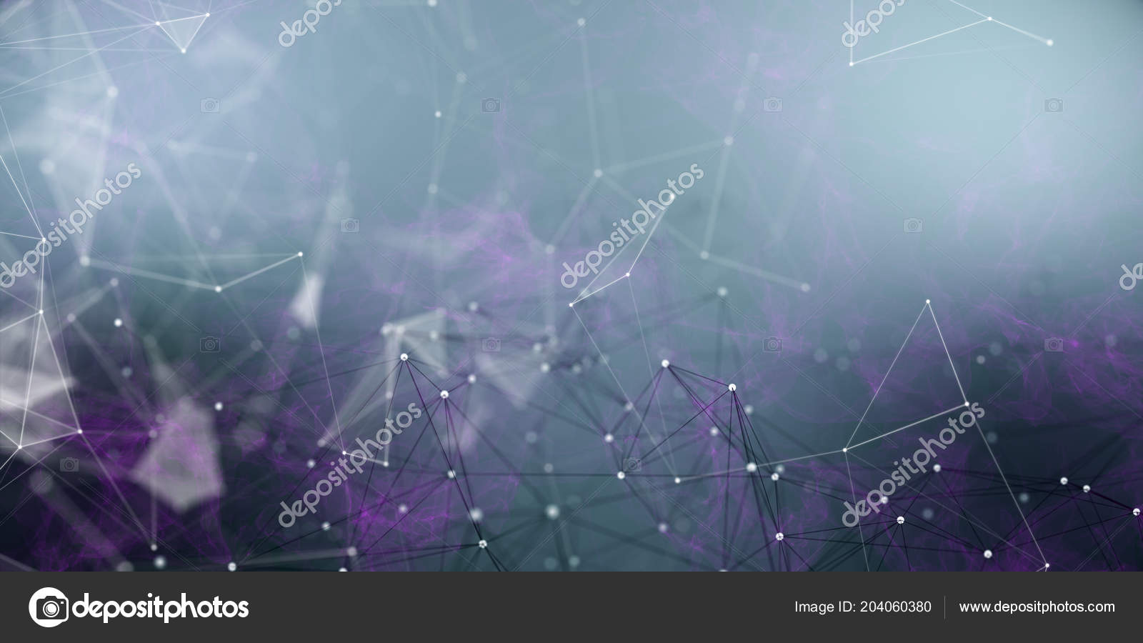 Abstract Polygonal Space Dark Background Connecting Dots Lines Connection Structure Stock Photo ...