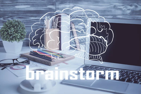 Brainstorming computer Stock Photos, Royalty Free Brainstorming ...