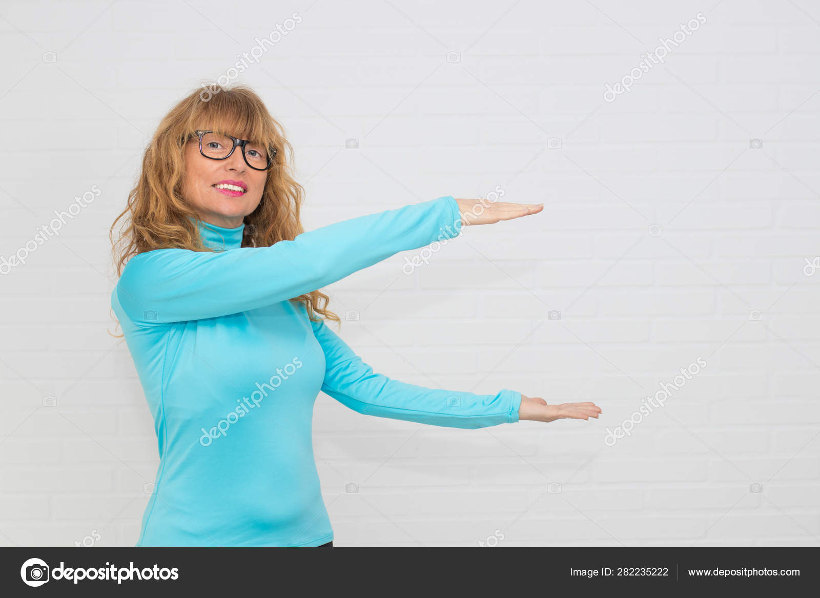 Isolated Woman Pointing Background Stock Photo by ©carballo 282235222