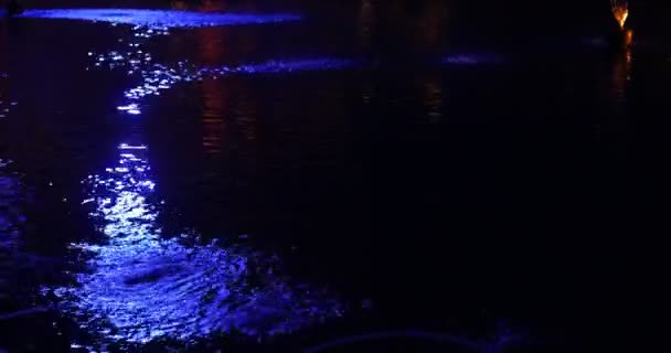 Water Texture Fountain Night Time — Stock Video © rajastills #243925922