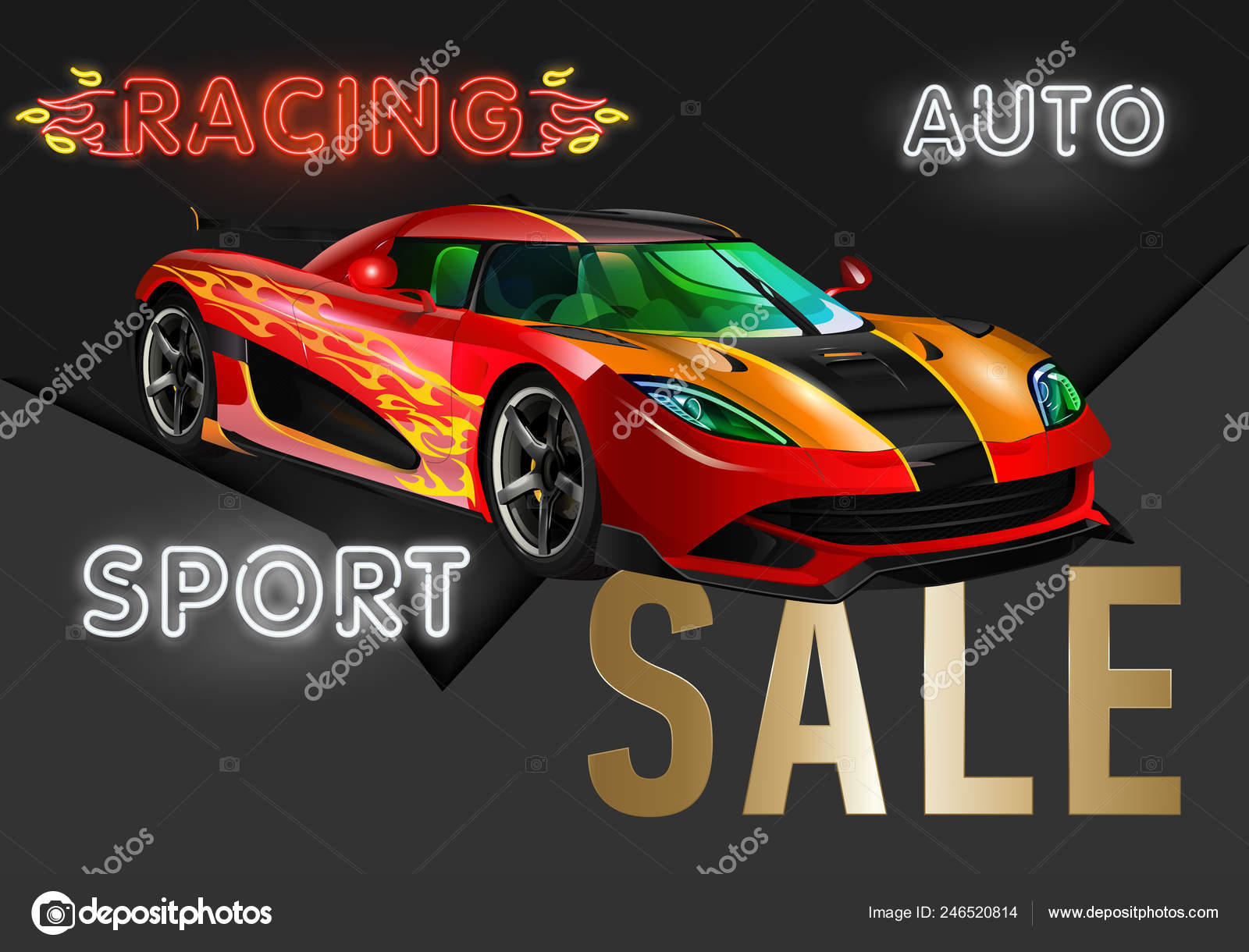 Super Car Design Concept Unique Modern Realistic Art Generic Luxury ...