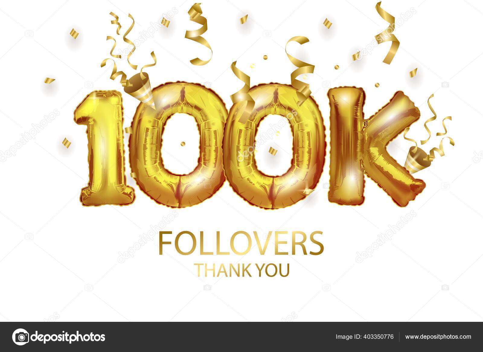 Vector Gold Number 100 000 One Hundred Thousand Metal Ball Stock Vector ...