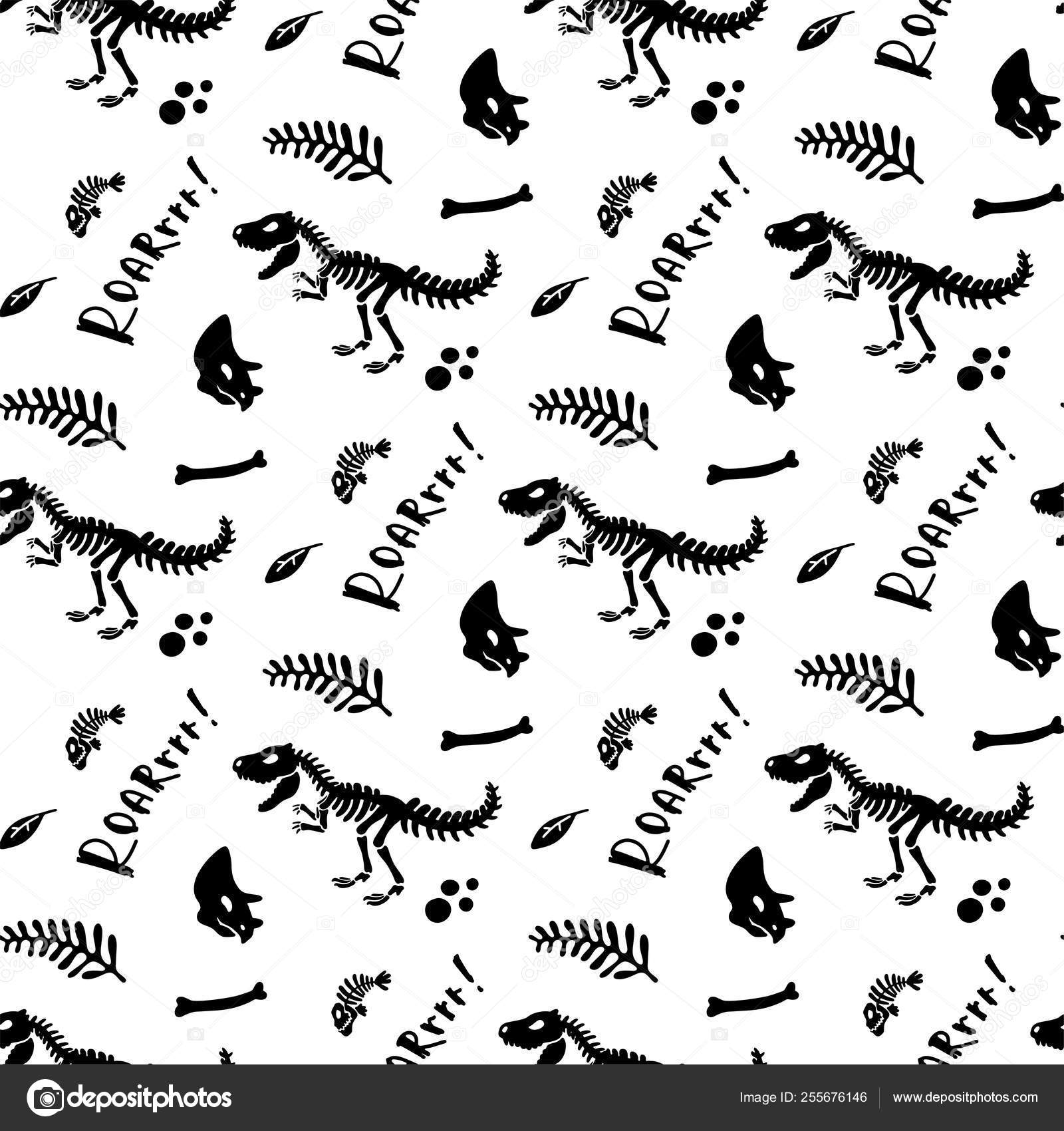 Dinosaur Bones Background