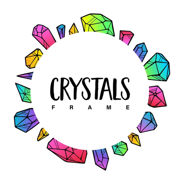 Vector line crystals isolated on white background Stock Vector by ...