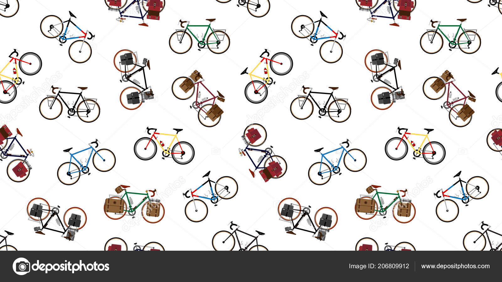 Bicycle Vector Wallpaper