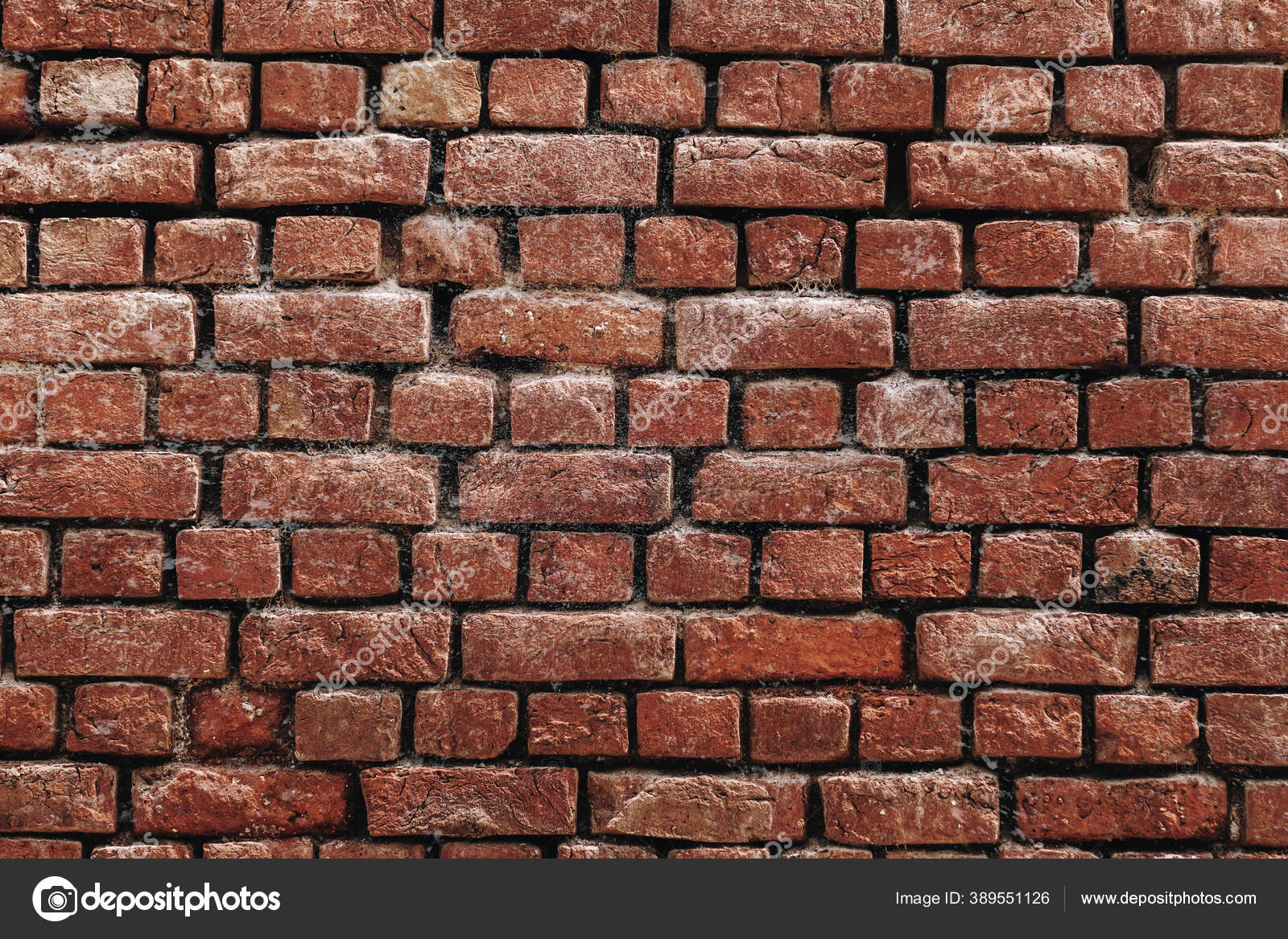 Old Style Brick Wall Texture Background Vintage Look Red Bricks Stock ...