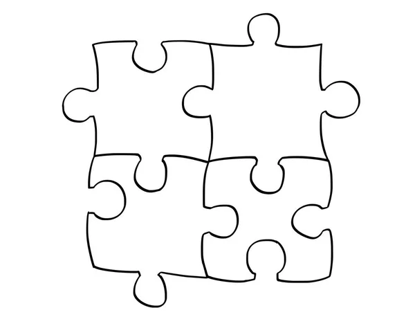10,902,034 Puzzle pieces outline Vector Images | Depositphotos