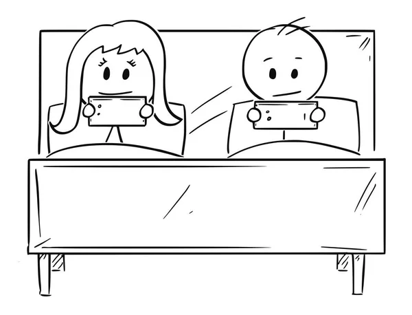 Vector Cartoon Of Man Sitting In Armchair And Watching Football Or