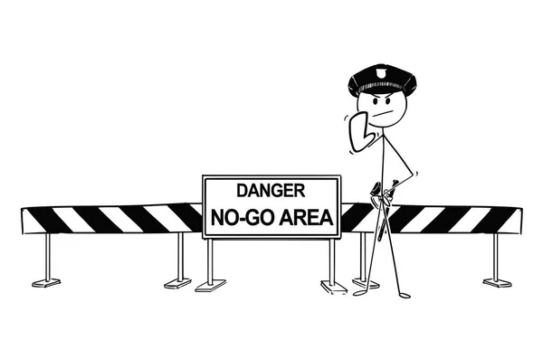 Hand Drawing of City Street Destroyed by Riot, Road Blocked by Danger ...