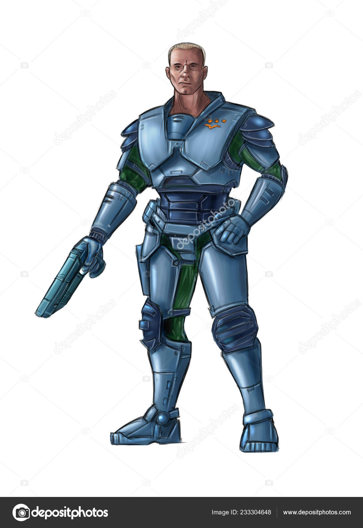 Sci Fi Scientist Concept Art