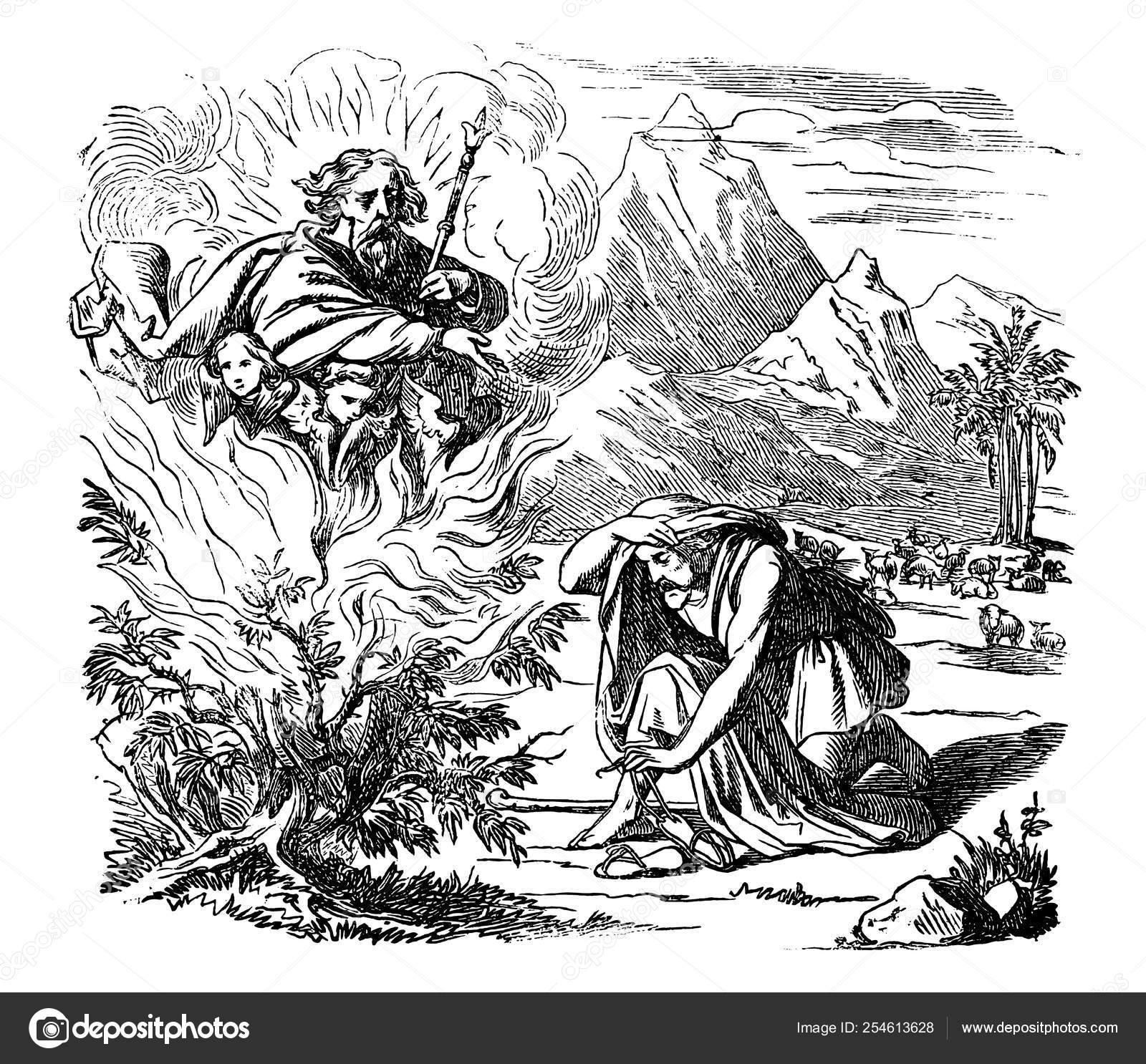 Moses Exodus Drawing