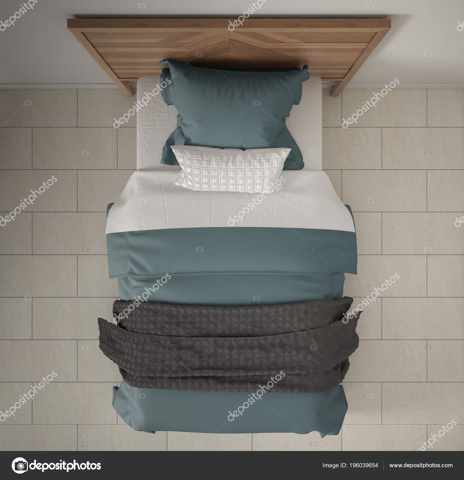 Bed Design Top View Image