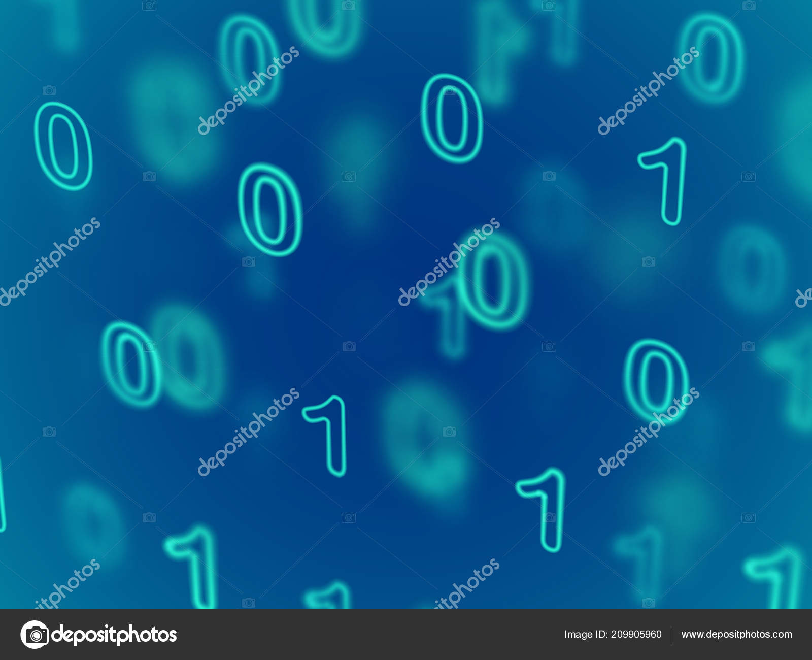 Information technology abstract background. Secure digital information ...