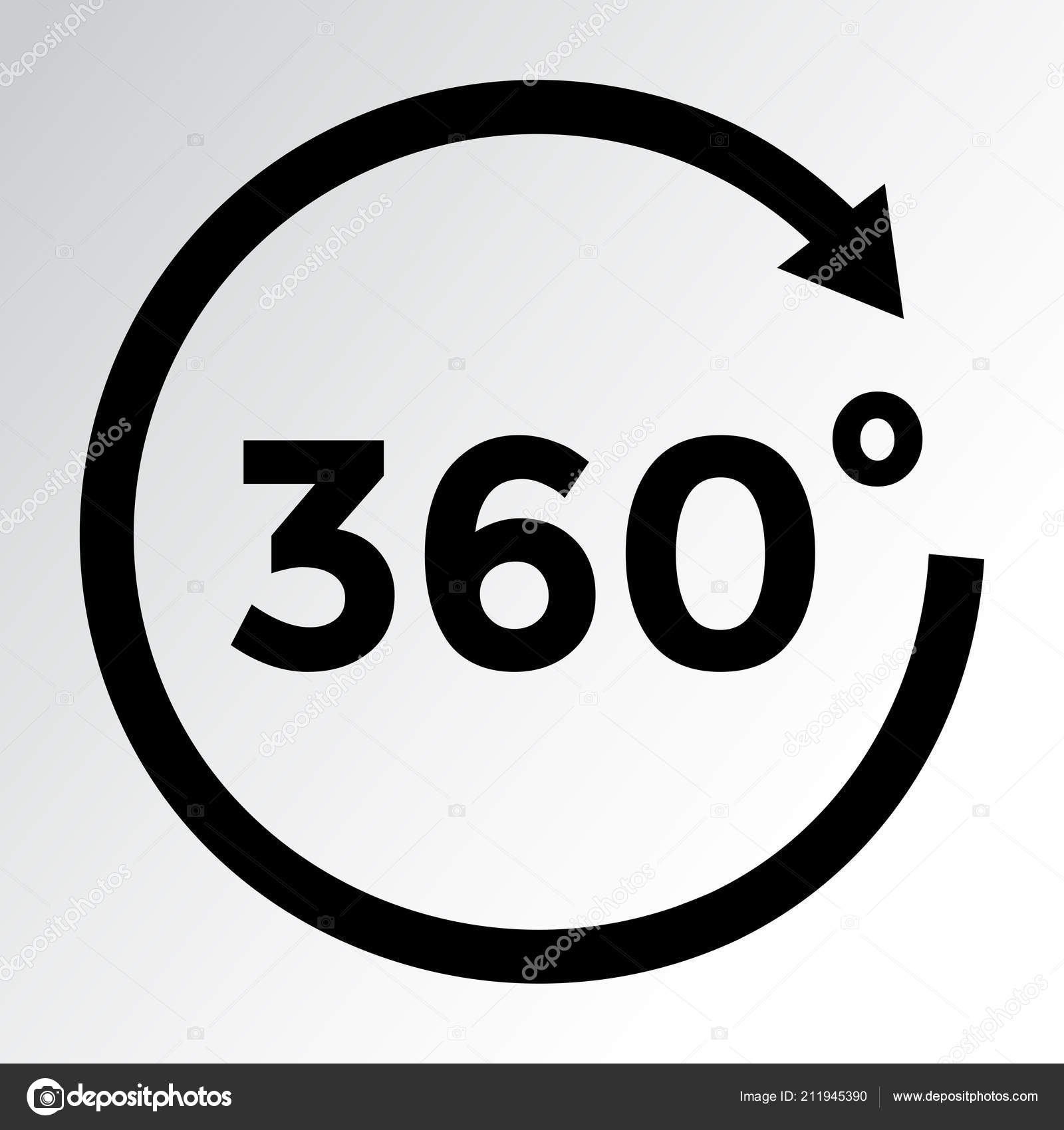 360 Degrees Icon