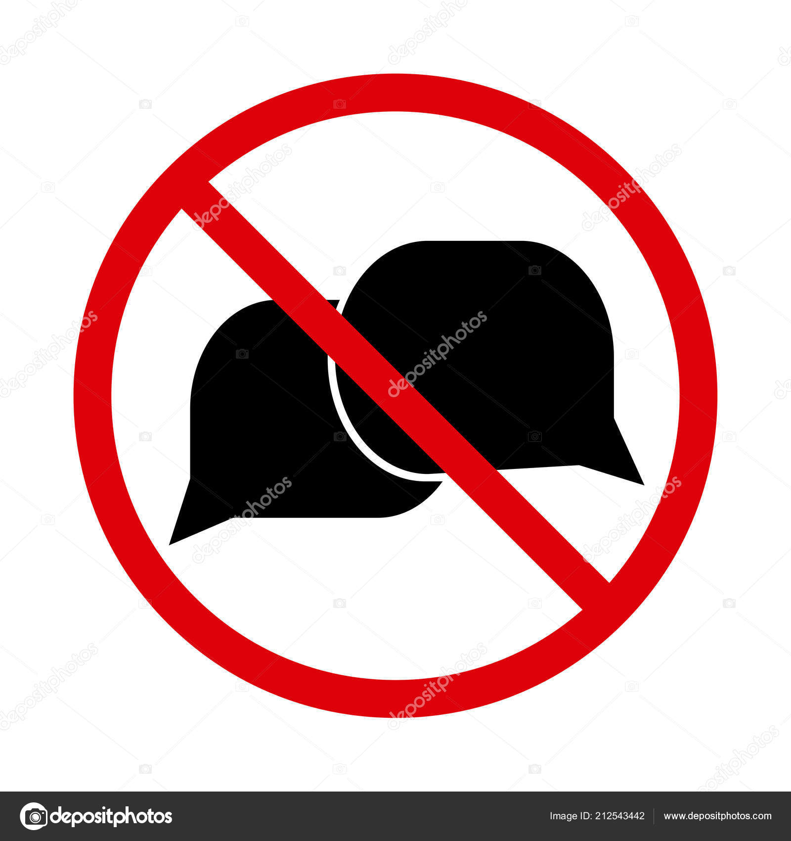 No Talking Symbol