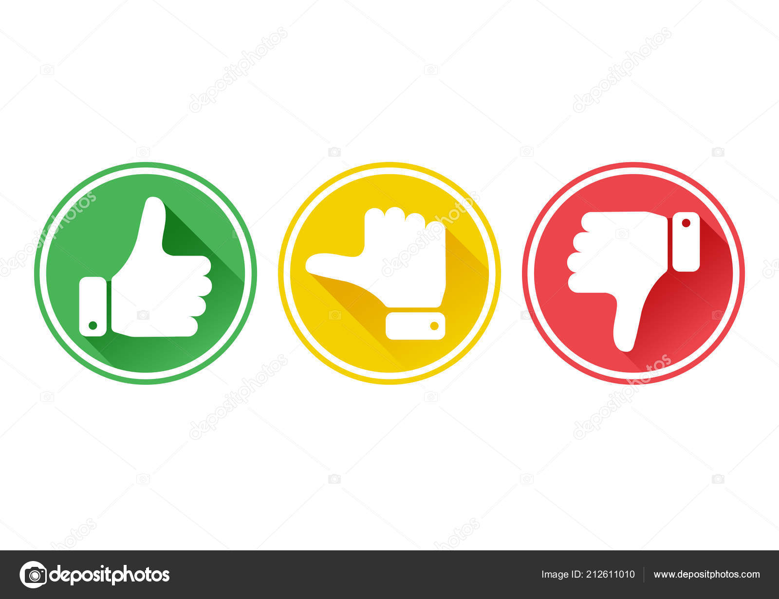 Groene Duim Omhoog Symbool