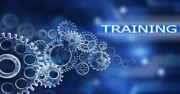 Training Data Cogs Technology,Business concept ideea background ...