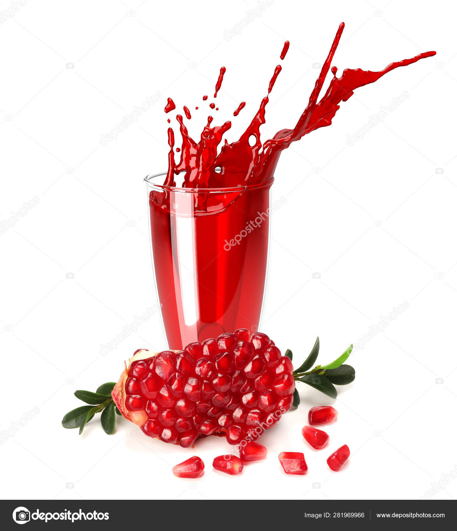 Pomegranate Juice Splash