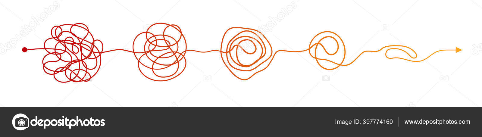 Set Red Messy Clew Symbols Connected Them Line Symbols Scribbled Stock ...