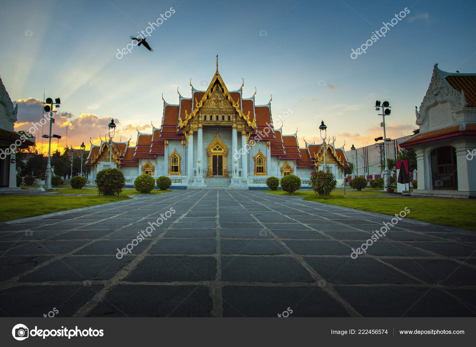 Wat Benchamabophit Marble Temple One Most Popular Traveling Destination ...