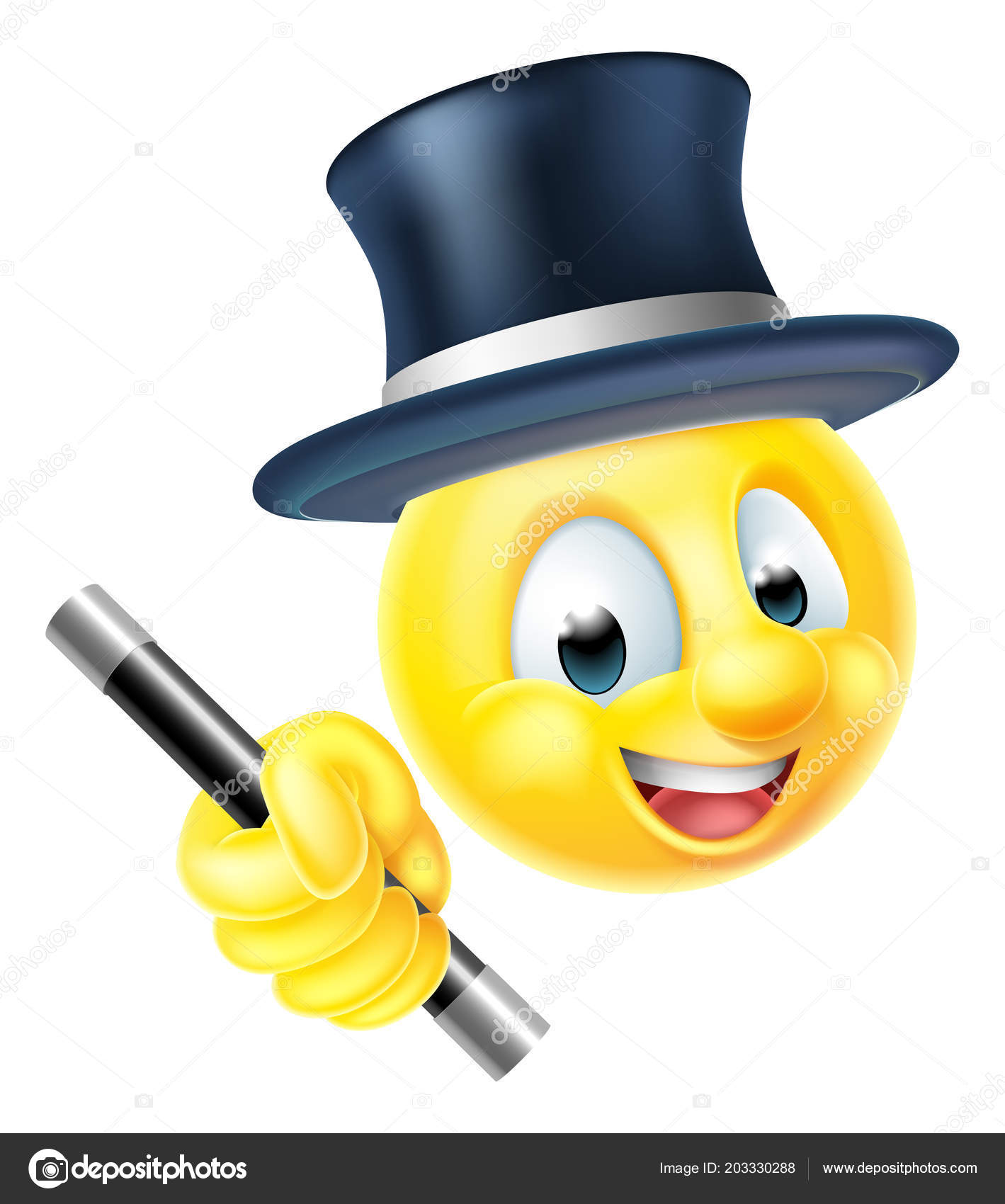 Magician Emoticon Icon Stock Vector by ©Krisdog 203330288