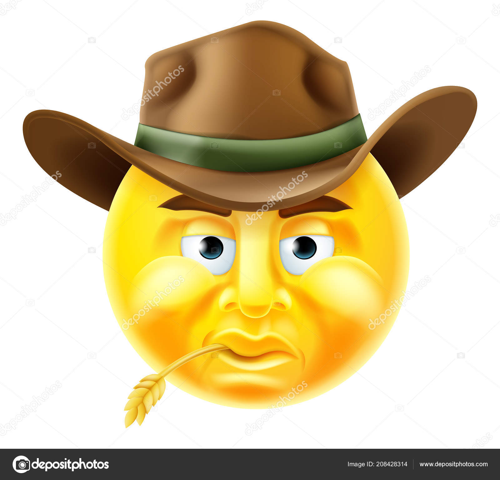 Cowboy graphic | Emoticon Cowboy Graphic — Stock Vector © Krisdog ...