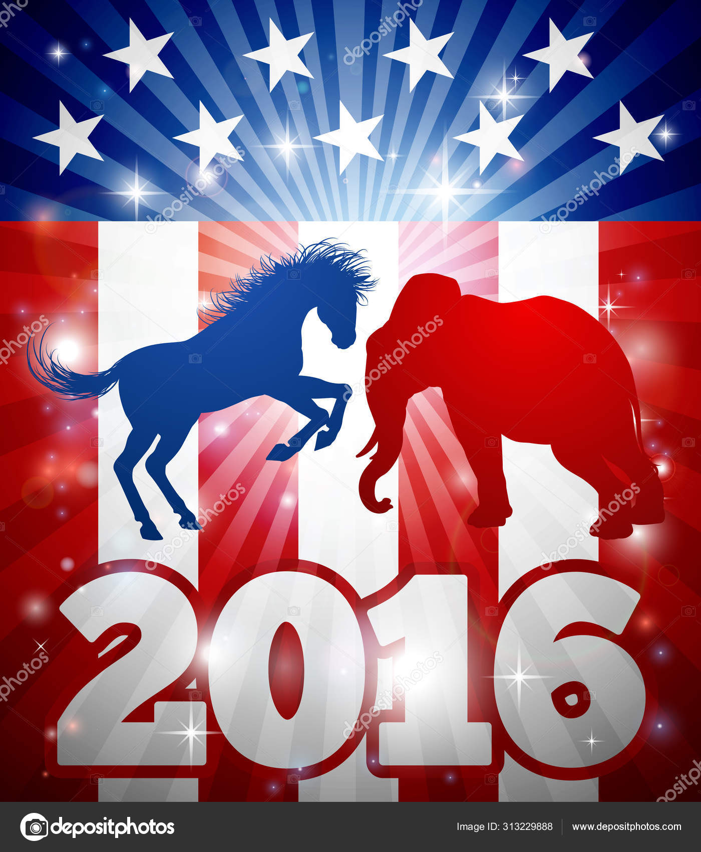 Democrat Versus Republican Concept Stock Vector Image by ©Krisdog ...