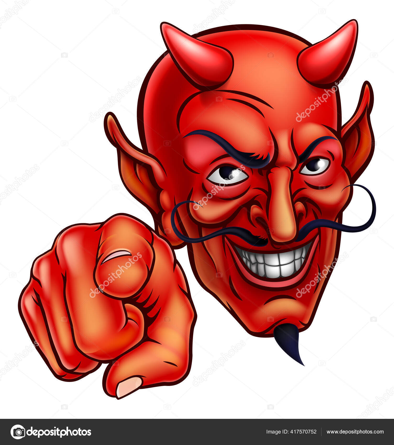 Angry Devil Clipart