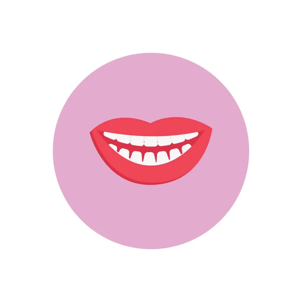 Sonrisa de los labios imágenes de stock de arte vectorial | Depositphotos