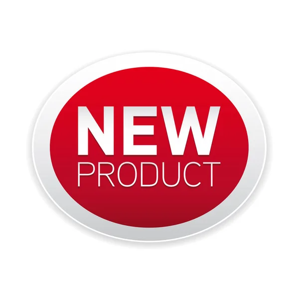 Big red new product button — Stock Vector © newartgraphics #30332675
