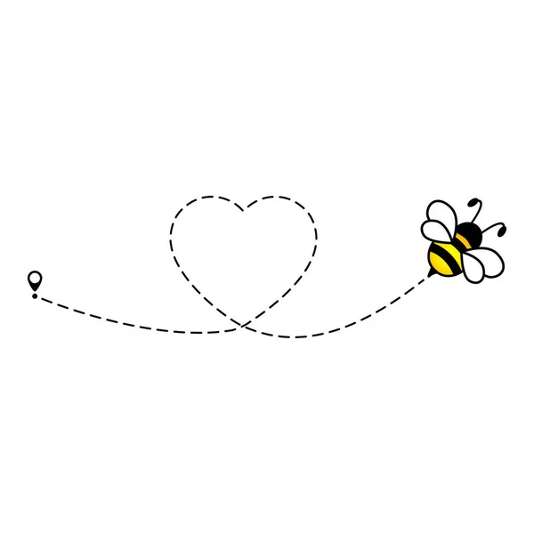 Bee Buzz Trail Heart