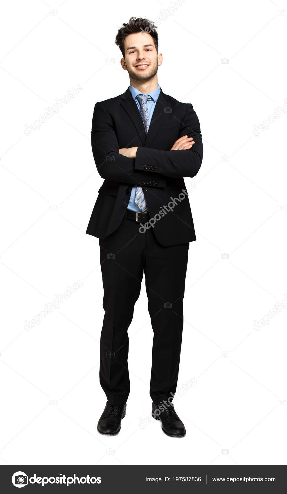 Friendly Manager White Background — Stock Photo © minervastock #197587836