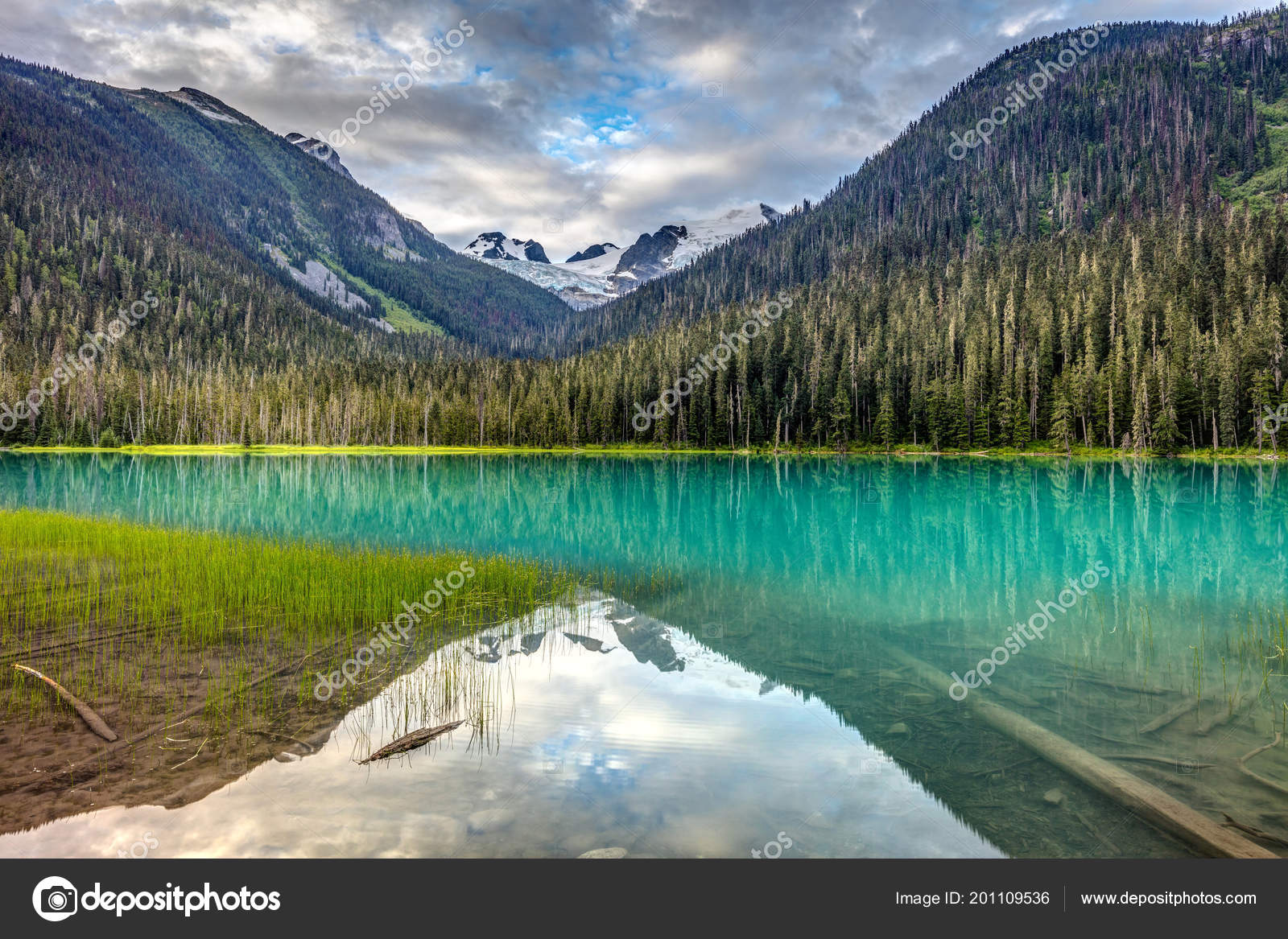 Spectacular Turquoise Lake Fed Matier Glacier Joffre Lakes Provincial ...