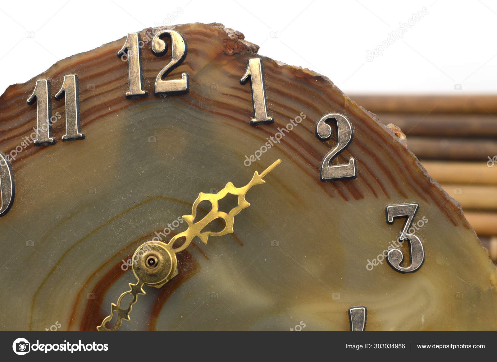 Agate Stone Clock Stock Photo by ©AlphaBaby 303034956