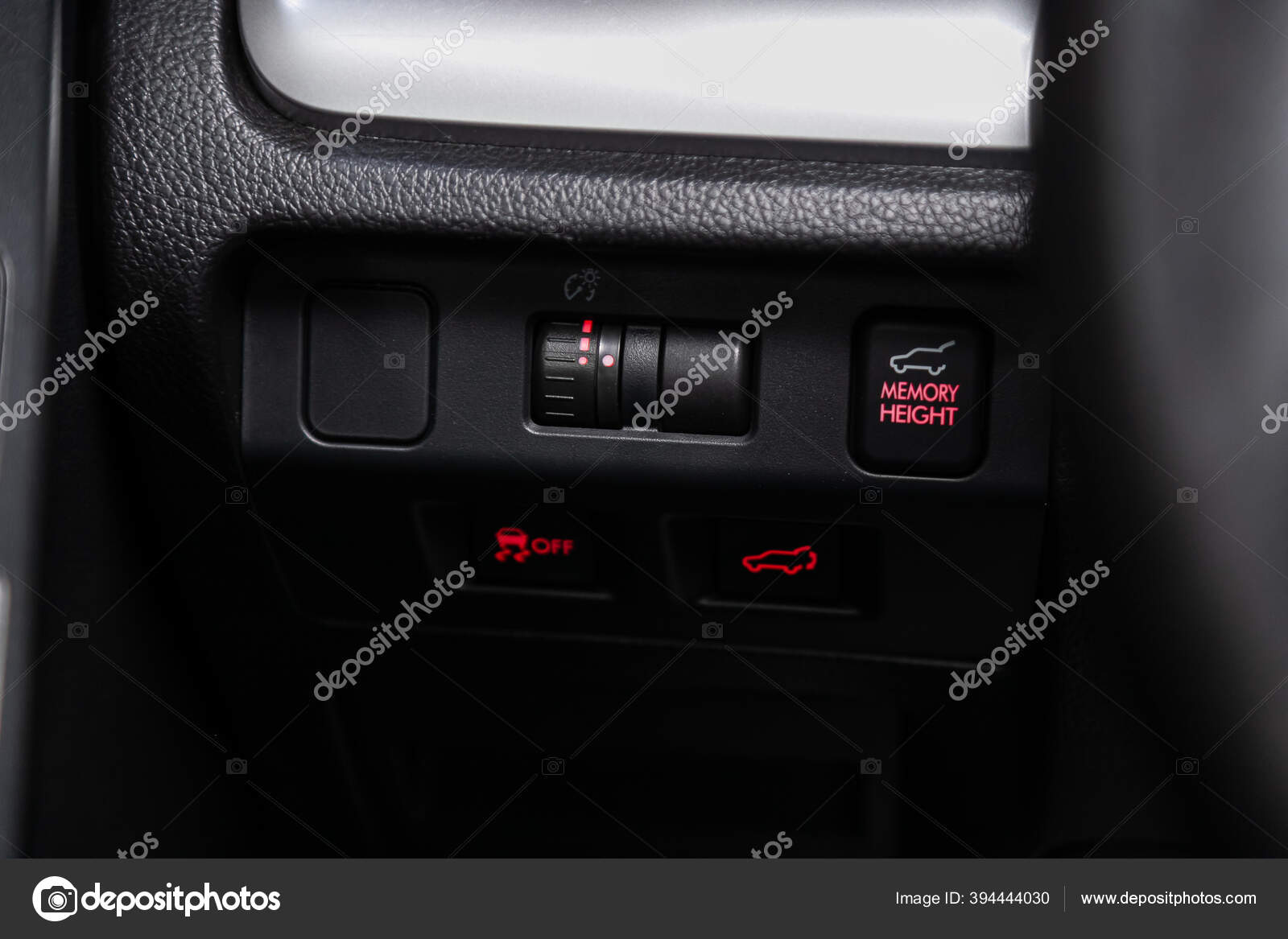 Close Button Opening Trunk Road Other Buttons Stock Photo by ...