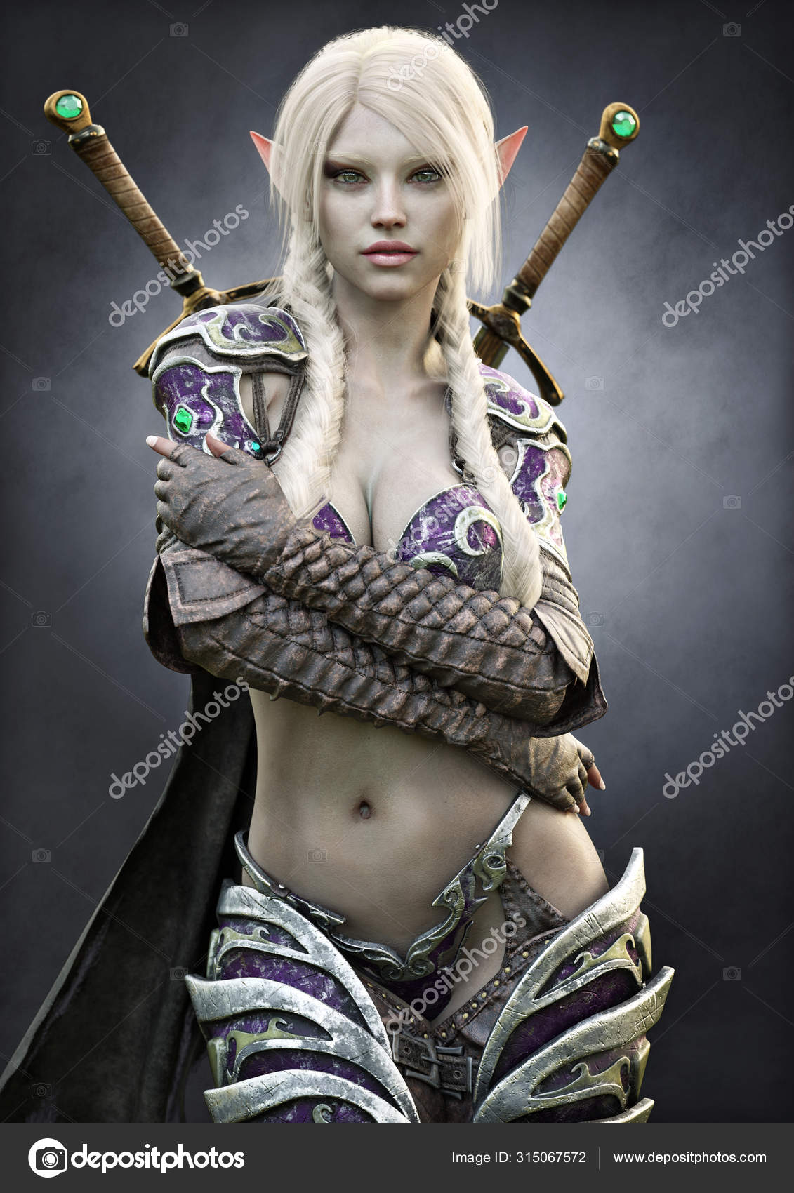 Slutty Female Elf Warrior Costume