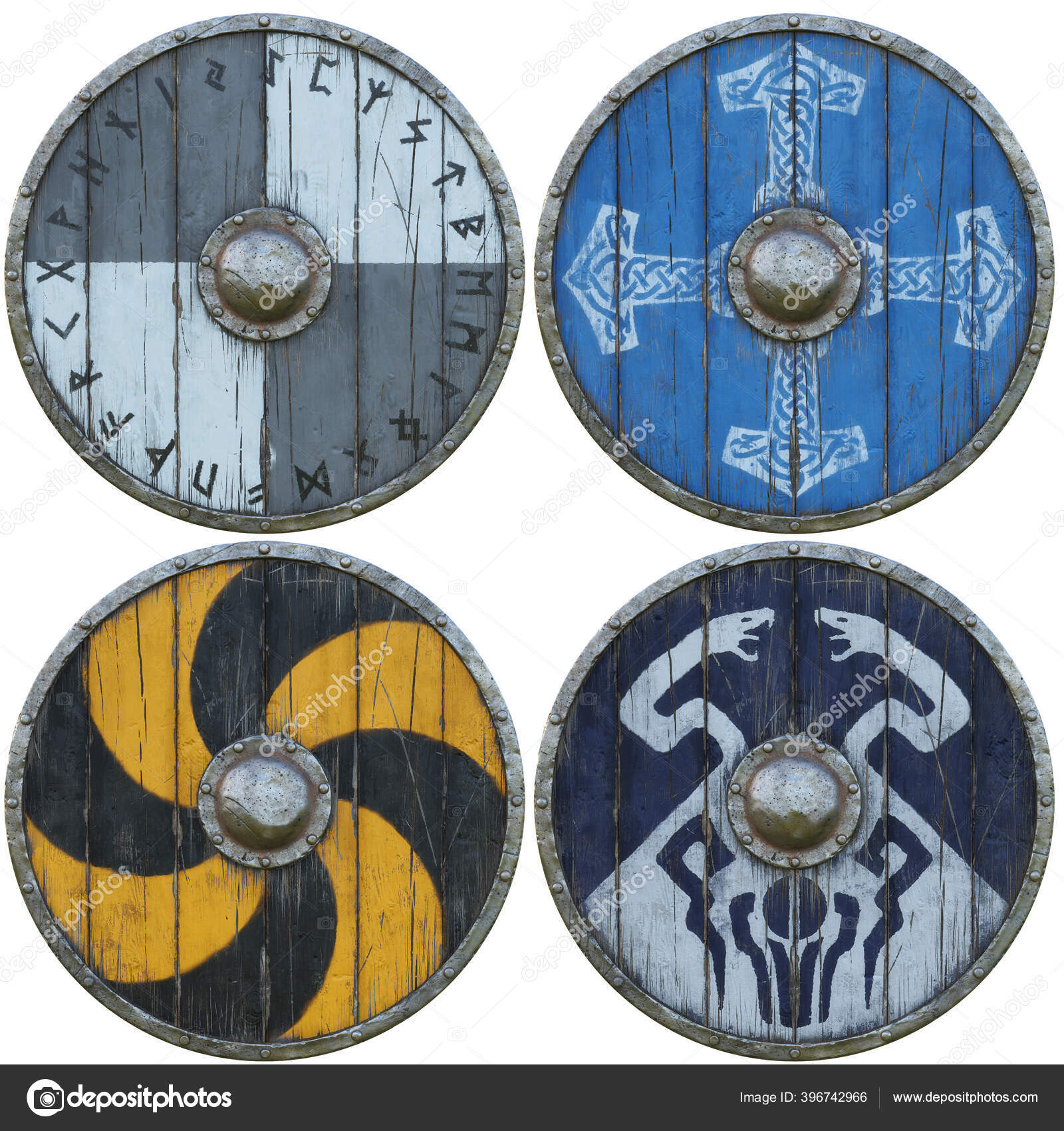Round Medieval Shields