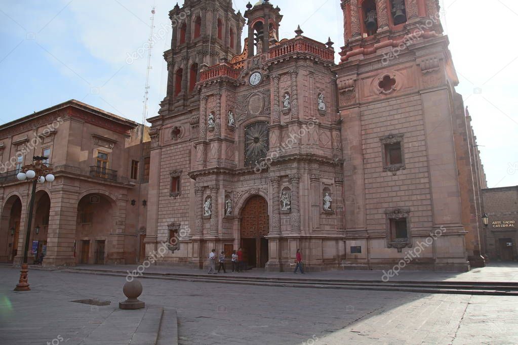 San Luis Potos, México: Iglesias del centro histórico de la ciudad colonial de San Luis Potos ...