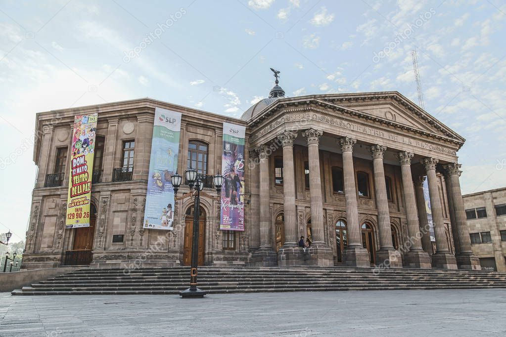 20 de junio de 2019 San Luis Potos (M xico): Iglesias del centro hist rico de la ciudad colonial ...