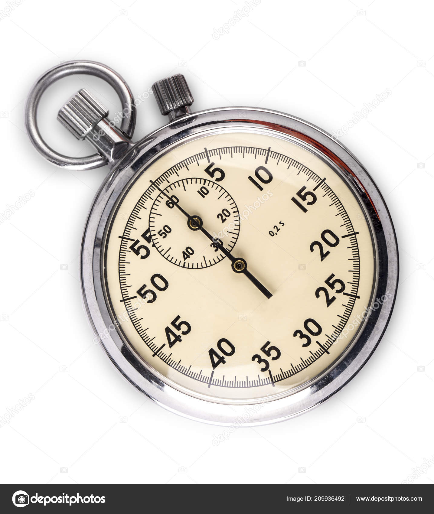 Stopwatch Isolated White Background — Stock Photo © bborriss.67 #209936492