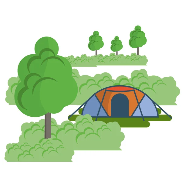 Situs perkemahan Vektor Stok, Ilustrasi Situs perkemahan Bebas Royalti ...